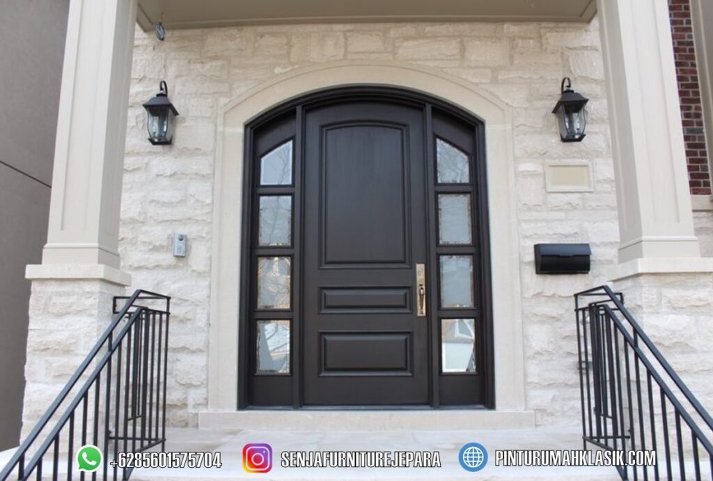 Model Pintu Rumah Minimalis Elegan Eropa Style PRM002